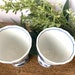 Vintage BLUE DANUBE Japan LARGE Eggcups Pair Blue & White Eggcups for ...