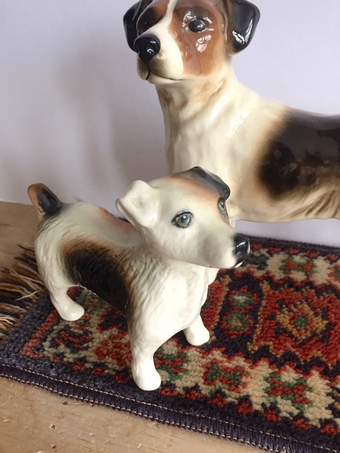Vintage JACK RUSSELL Terrier Figurine Vintage China Dog/ Dog Lovers ...