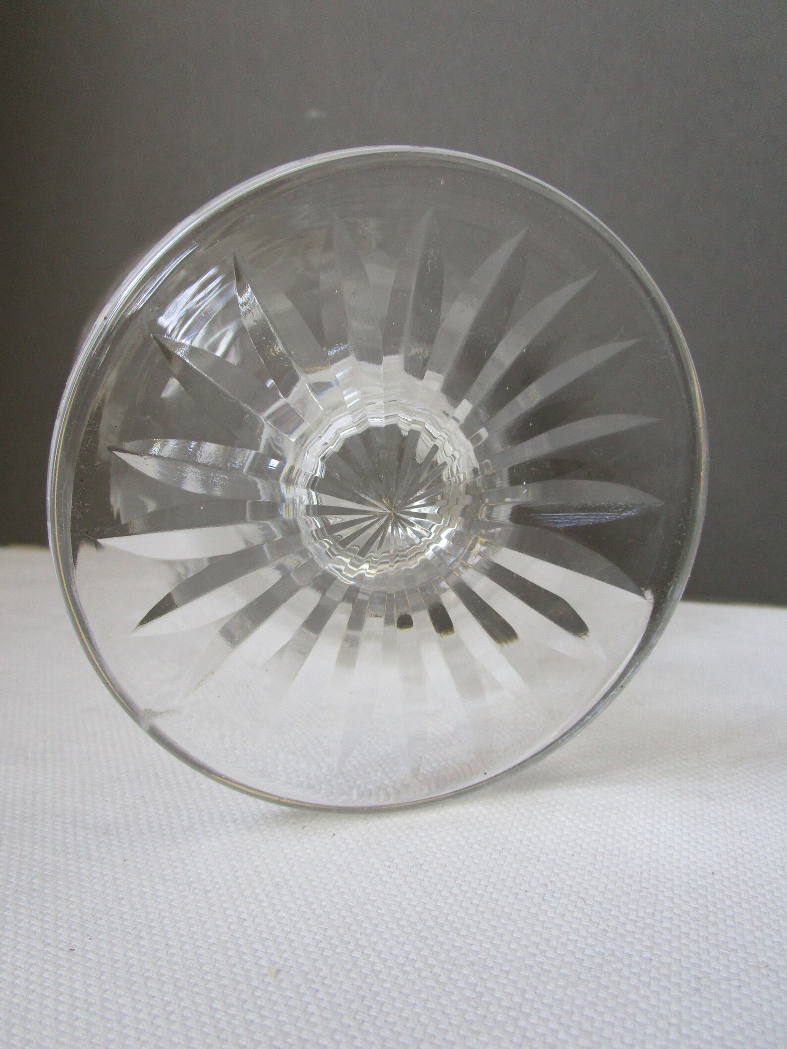 Handmade Vintage BRANDY BALLOON Nazeing Lead Crystal Etched Brandy ...