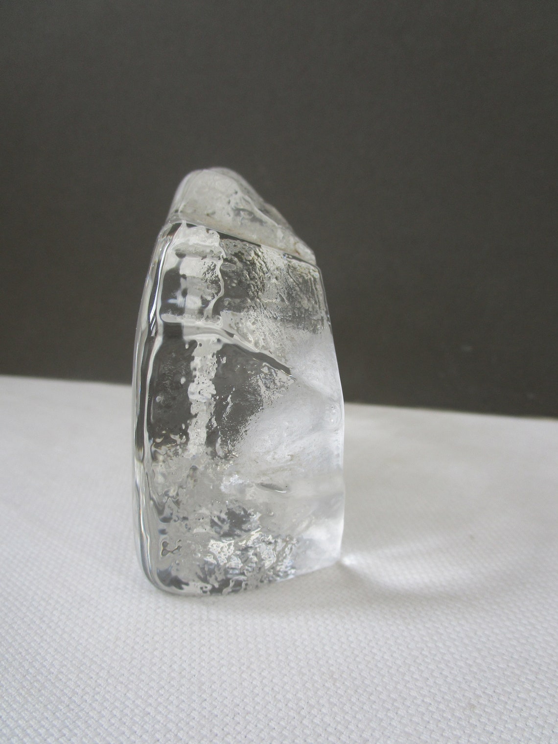 Signed Vintage Swedish Mats Jonasson Art Glass Seal Etsy Uk