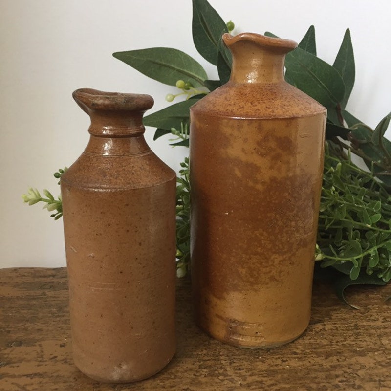 Stoneware Bottle - Etsy
