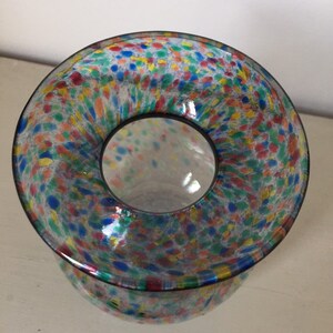 Signed COWDY Studio ART GLASS Posy Vase Vintage Glass Handmade ...