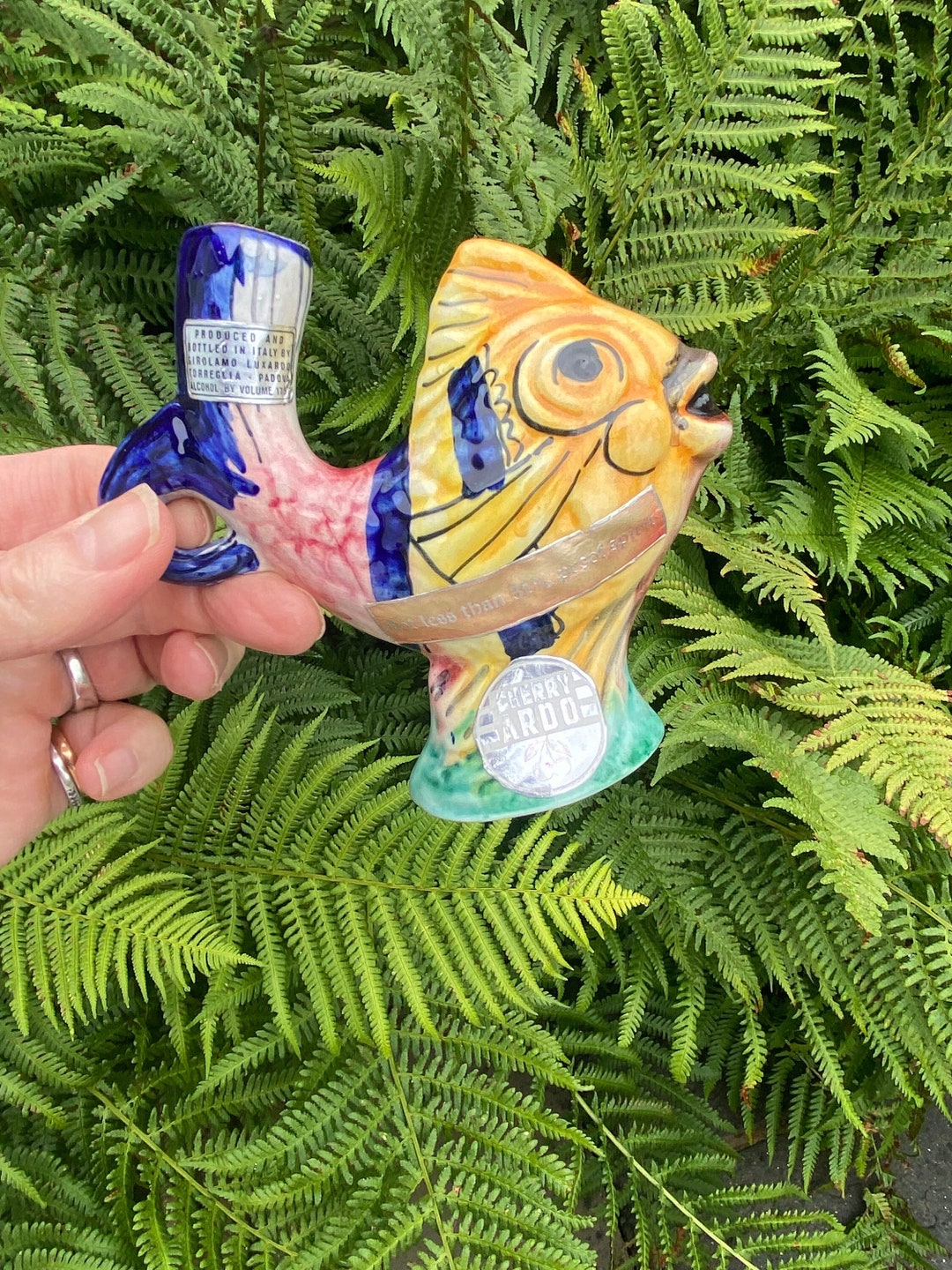 Retro KITSCH Vintage ITALIAN Cherry Ardo Collectible Liqueur Bottle ...