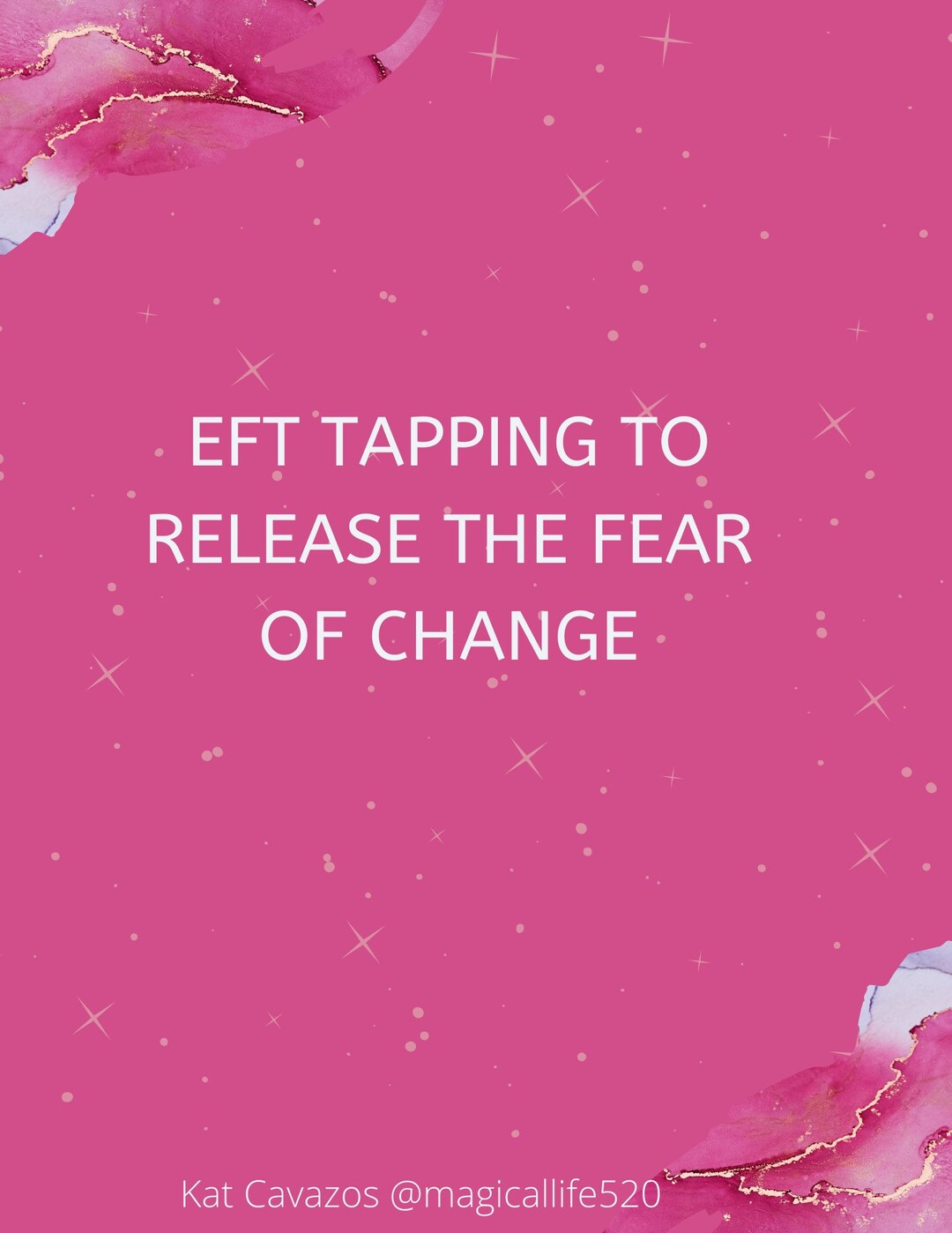 EFT Tapping Script Quick Tap Along Release the Fear of - Etsy