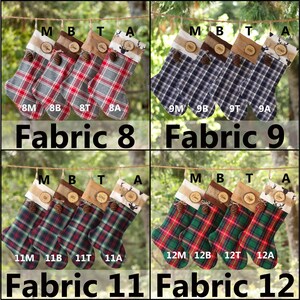 Personalized Christmas Stockings Holiday Stockings Wood Slice - Etsy