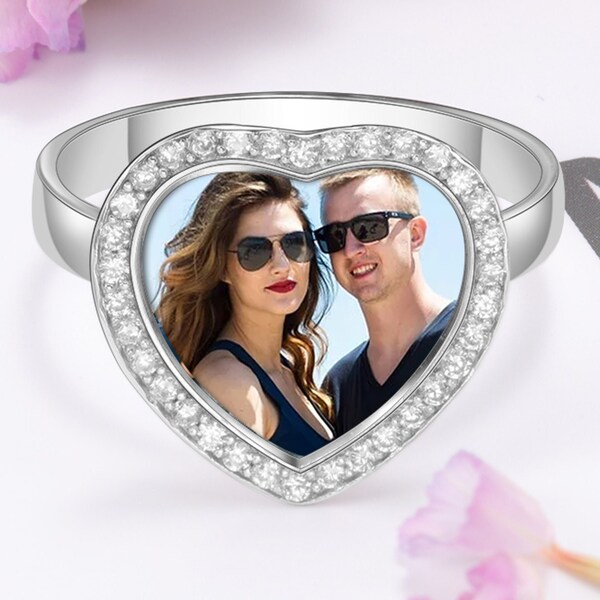 Custom Photo Ring - Etsy