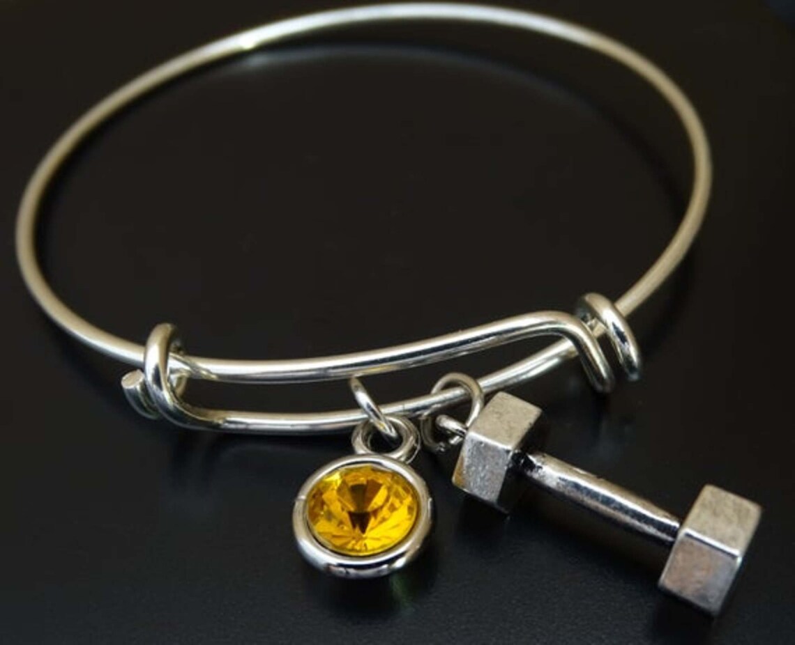 Barbell Bracelet Barbell Charm Barbell Pendant Barbell | Etsy