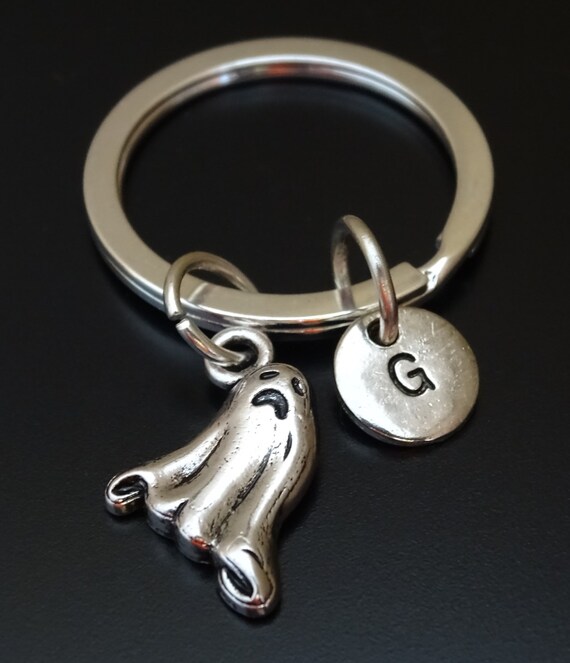 Items similar to Ghost Keychain, Custom Keychain, Custom Key Ring ...