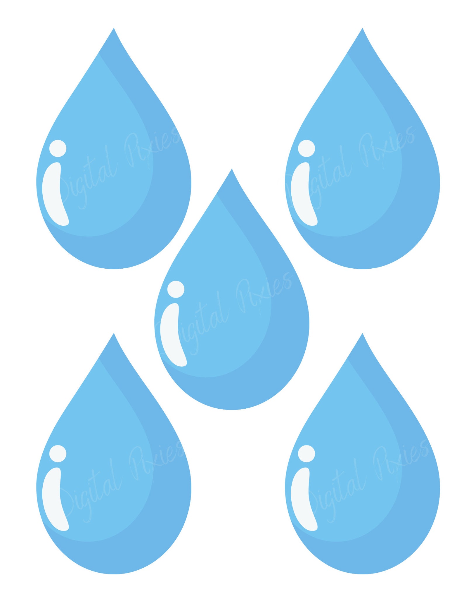 Digital Download | LDS Nursery | Singing Time |raindrops | Rain is ...