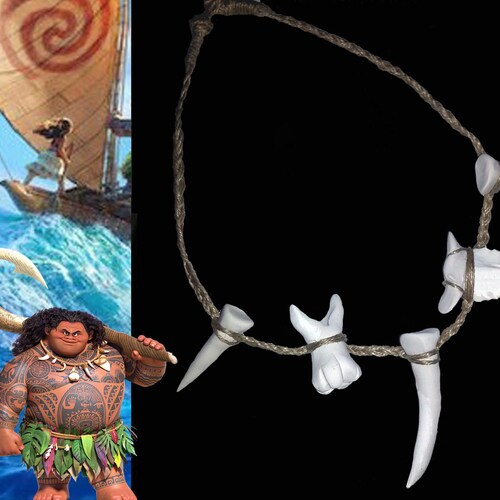 Maui Demigod Bone Necklace Moana Inspired Maui Necklace | Etsy