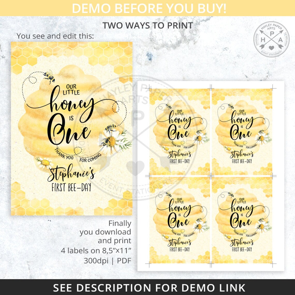 Bee Juice Bag Label Capri Juice Bags Bee-day Juice Pouch | Etsy