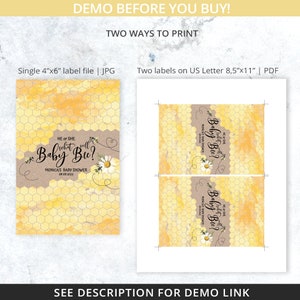 Bee Chocolate Bar Wrapper Birthday Bee-ing Celebration Party Any Age ...