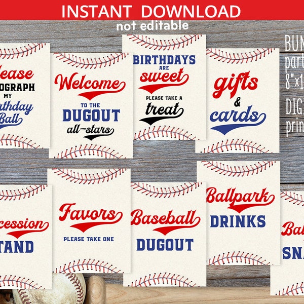 Baseball Signs - Etsy