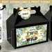 Two Wild Jungle Gift Gable Box Labels Guest Name Tags. - Etsy