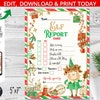 Elf Arrival Letter. Elf Return Letter. Elves Christmas Card. Elf Boy I ...