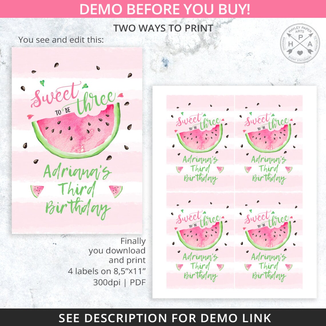 BUNDLE Sweet to Be Three Chips Bag, Juice Bags, Melon Water Bottle ...