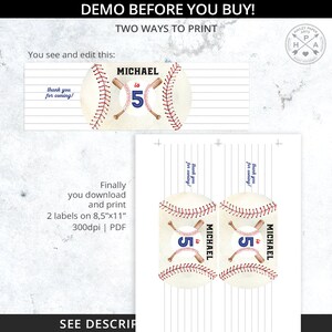 Baseball Mini Chips Can Label Wrapper Cover Sports Rookie Birthday ...