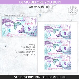 MEGA BUNDLE Mermaids Joint Party Birthday Pack, Chips Bags, Juice, Rice ...