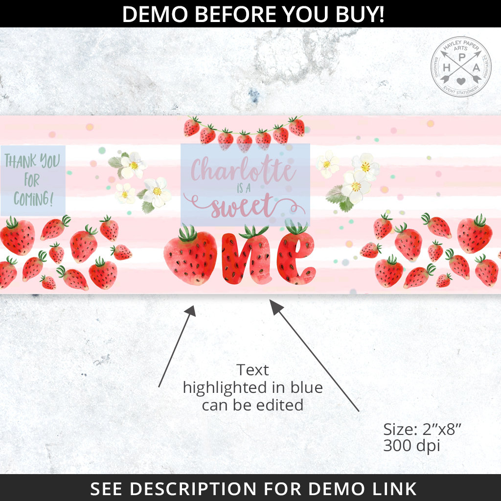 BUNDLE Strawberries Sweet ONE Berry First Chips Bag, Juice Water Bottle ...