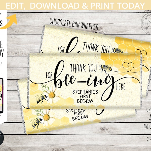 Bee Party Favors - Etsy