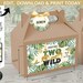 Two Wild Jungle Gift Gable Box Labels Guest Name Tags. | Etsy