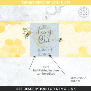 MEGA BUNDLE Bee Birthday Party Pack, Honey ONE Chips Bags, Juice ...