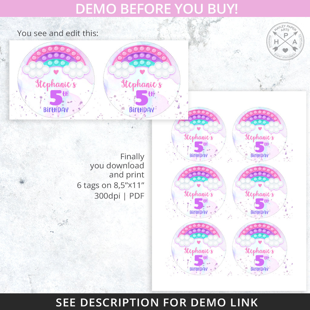 Mermaid Lollipop Labels Custom Swirl Pops-Mermaid Birthday-Mermaid ...