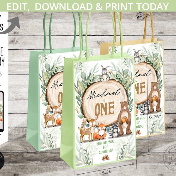 Woodland Paper - Etsy