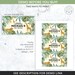 EDITABLE Jungle Safari Gift Box Labels, Guest Name Tags. Handle Favor ...