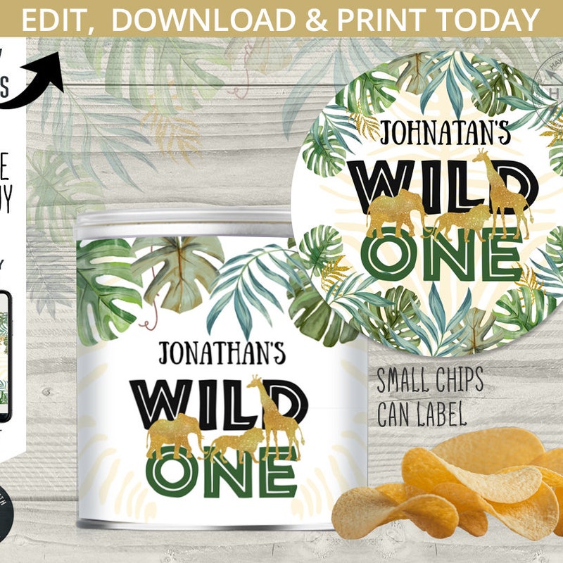 Jungle Labels - Etsy