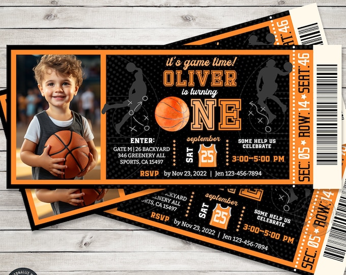 Basketball Video Invitation, Basketball Evite, Basketball Party ...