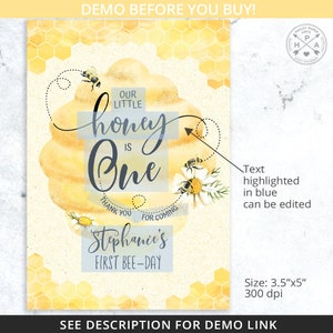 MEGA BUNDLE Bee Birthday Party Pack, Honey ONE Chips Bags, Juice ...