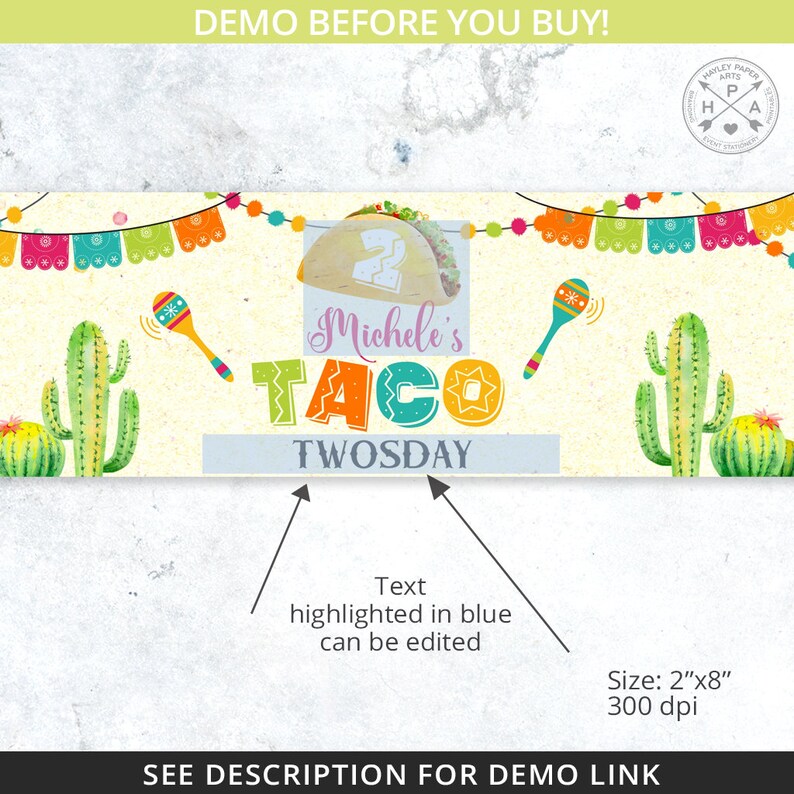 BUNDLE Taco Twosday Chips Bag Juice Bags Water Bottle - Etsy