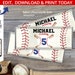 Baseball Ballpark Drinks Birthday Table Sign 8x10 Printable Rookie All ...
