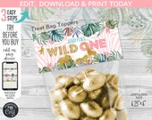 EDITABLE Jungle welcome poster sign 1st party first third birthday ...