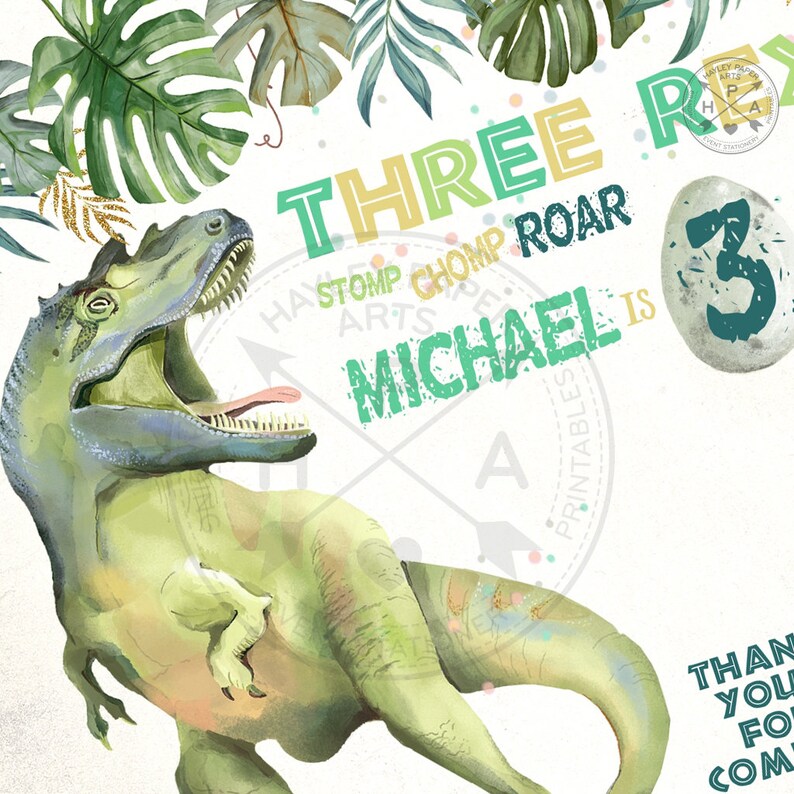 Three Rex Dinosaur Rice Krispies Treats Labels Dino T-rex - Etsy