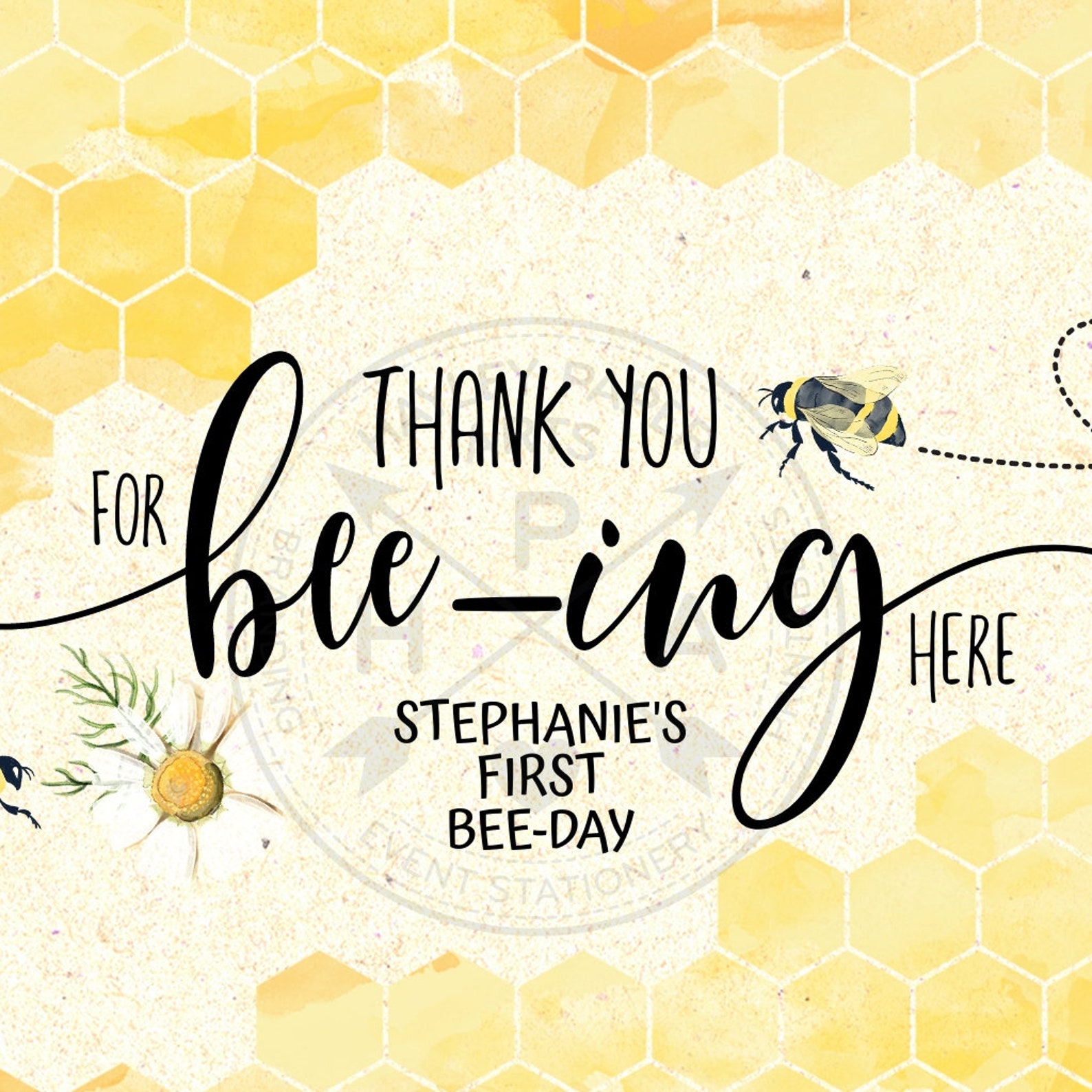 Bee Day Rice Krispies Treats Wrapper Label Bee-ing First - Etsy