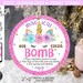 Unicorn Hot Chocolate Bomb Tag or Sticker. Printable Magical - Etsy