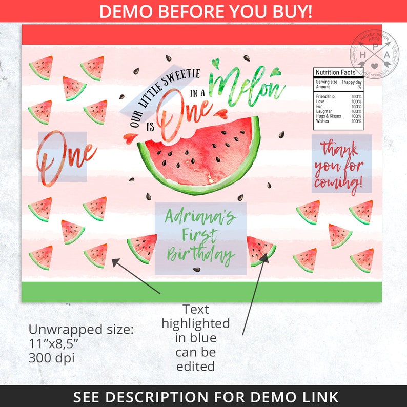 BUNDLE One in a Melon Chips Bag Juice Bags Melon Water - Etsy