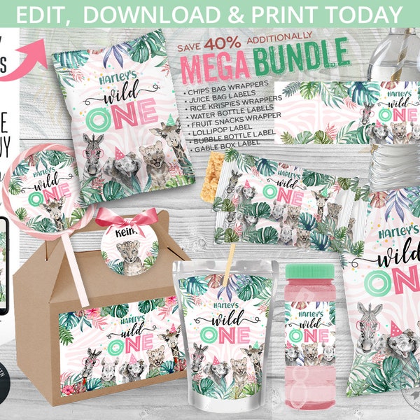 Wild One Girl Party - Etsy