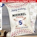 Baseball Chips Bag Party Favor, Chip Pouch, Container for Party Snacks ...