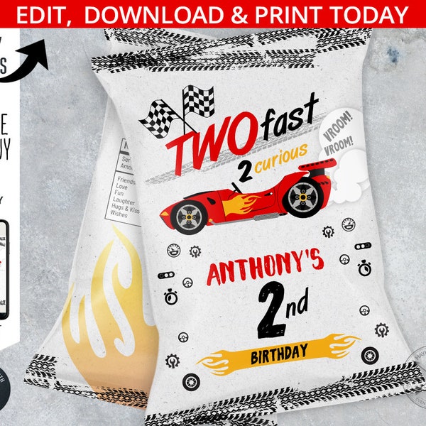 Two Fast Birthday - Etsy