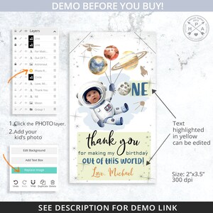 Outer Space Favor Tags Galaxy Boy Astronaut Tag Planets Around the Sun ...