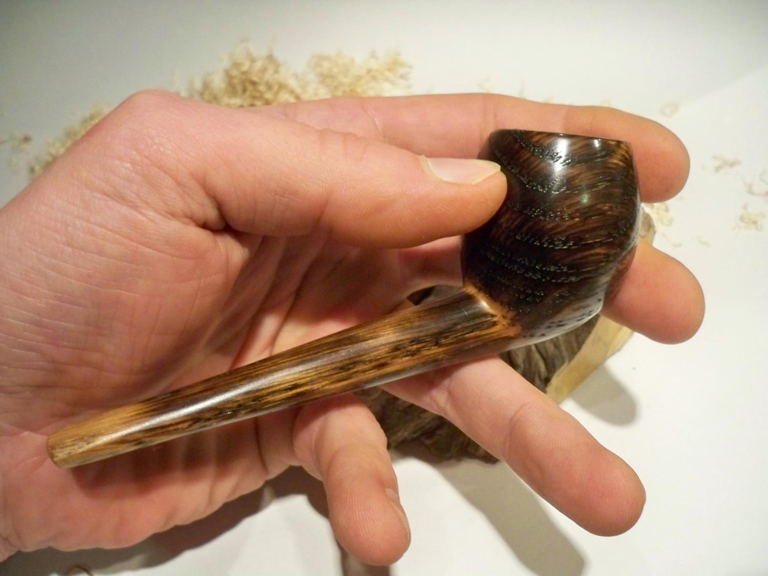 Wooden pipe Made to order oak wood Devil Anse smoking | Etsy