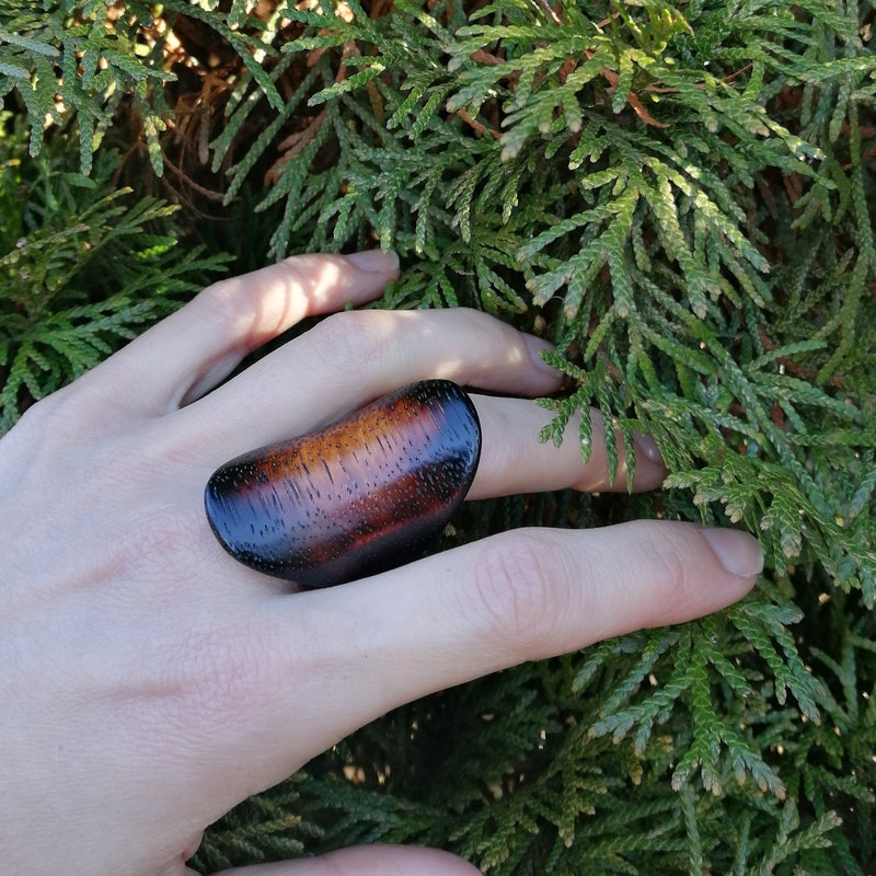 Large Wood Rings - Etsy