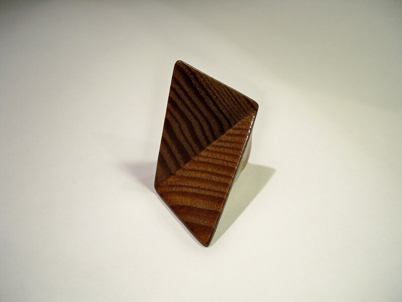 Wooden Ring Walnut/ash Wood Made to Order Statement Ring - Etsy