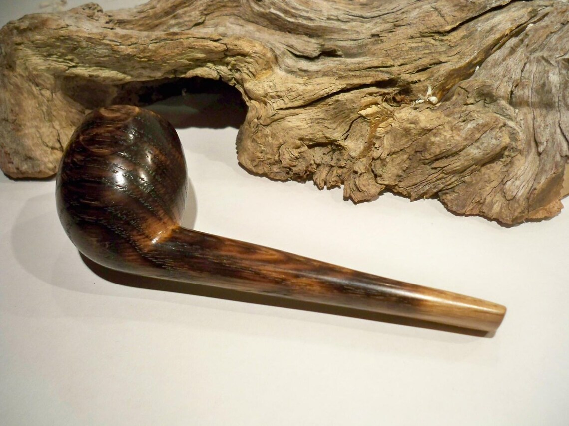 Wooden Pipe Made to Order Oak Wood Devil Anse Smoking - Etsy