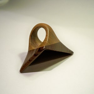 Wooden Ring, Walnut/ash Wood, Made to Order, Statement Ring, for Women ...