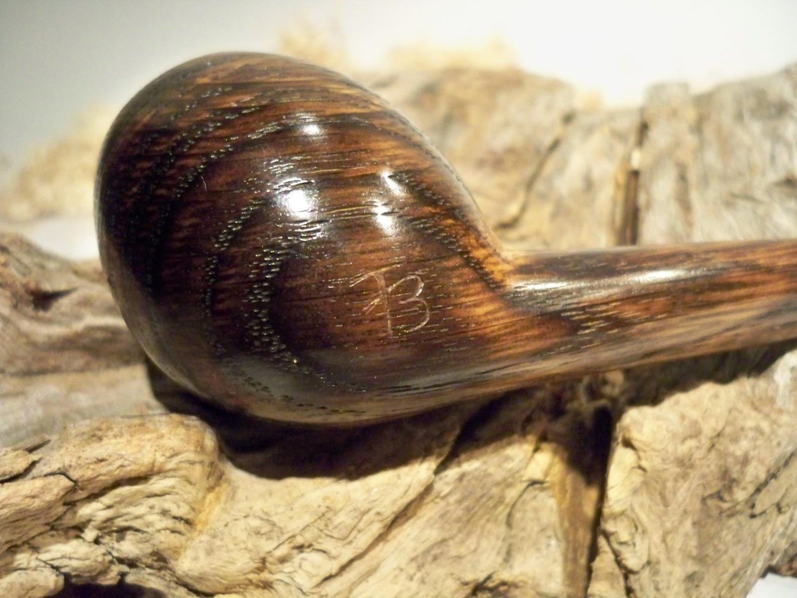 Wooden pipe Made to order oak wood Devil Anse smoking | Etsy