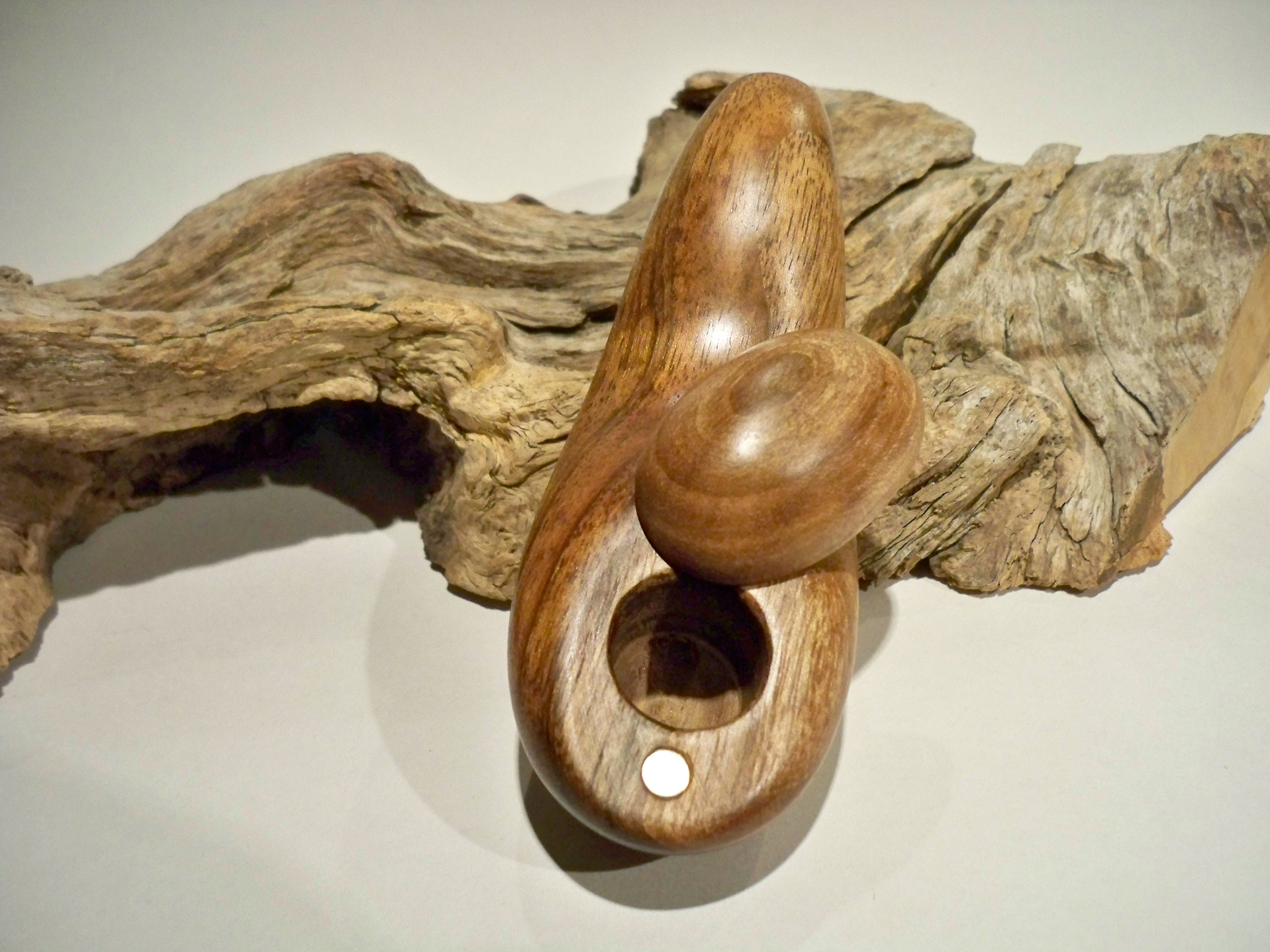 Wooden Pipe Walnut Wood Made to Order Lidded Pipe Smoking - Etsy